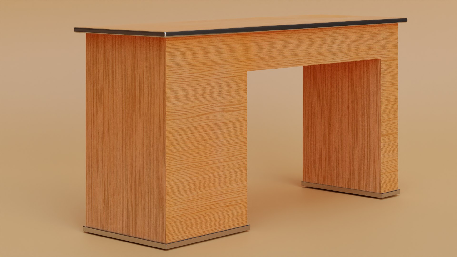 3D Study Table Model - TurboSquid 1873848