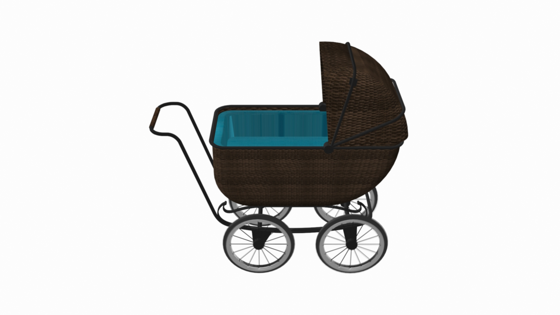 Victorian Era Baby Buggy 3D Model - TurboSquid 1468381