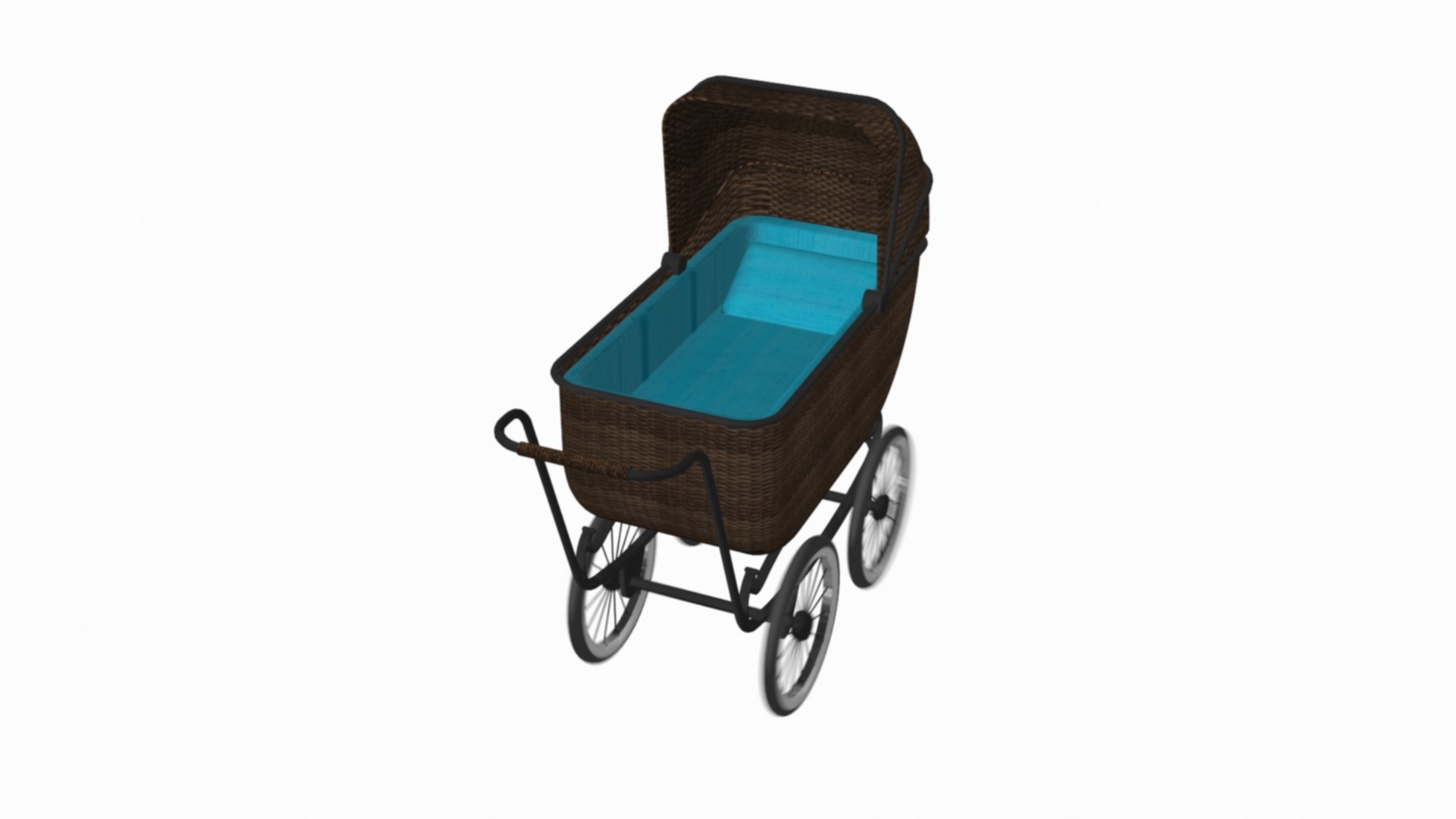 Victorian Era Baby Buggy 3D Model - TurboSquid 1468381