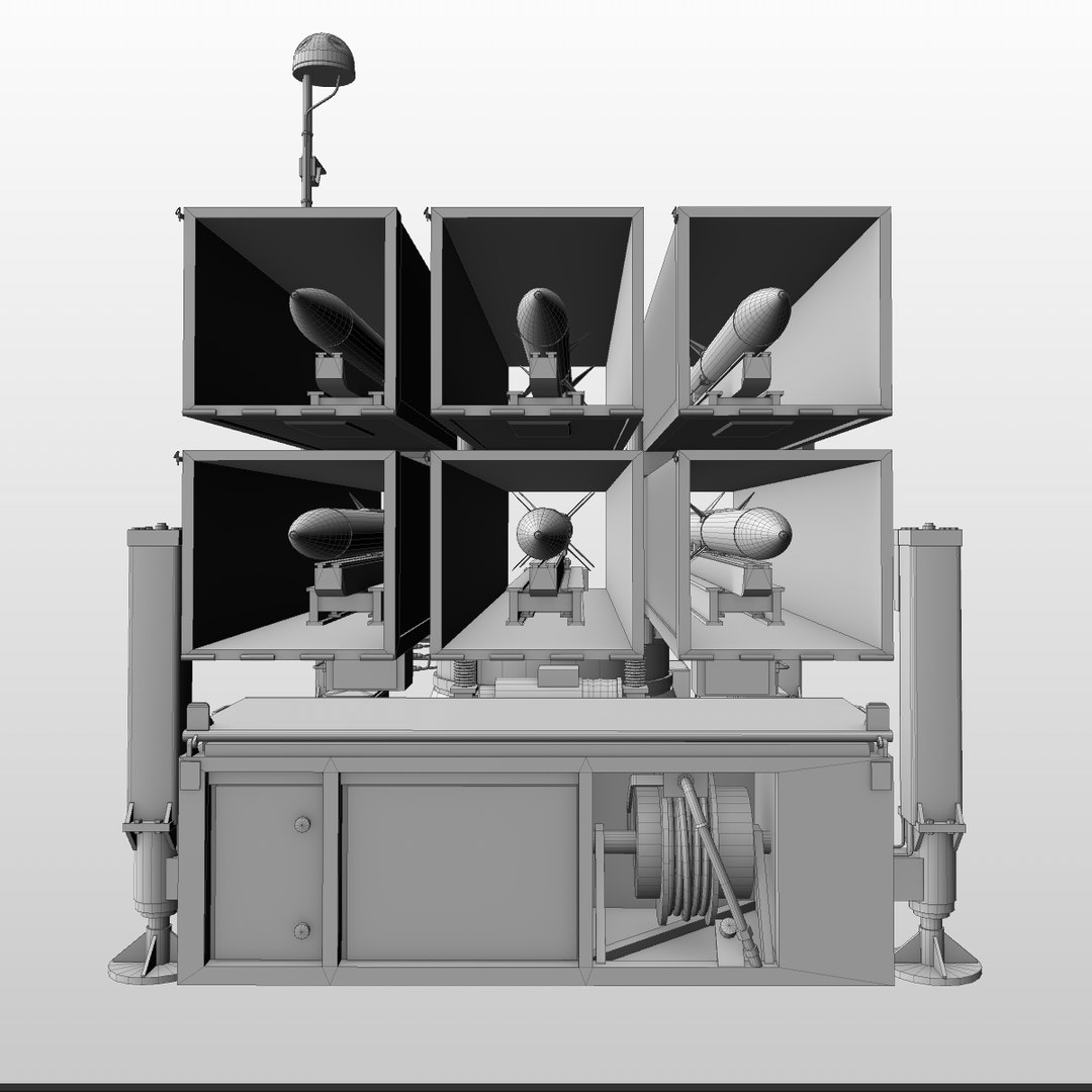 3D NASAMS Missiles System model - TurboSquid 1967547
