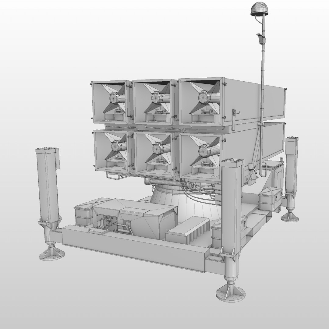 3D NASAMS Missiles System model - TurboSquid 1967547