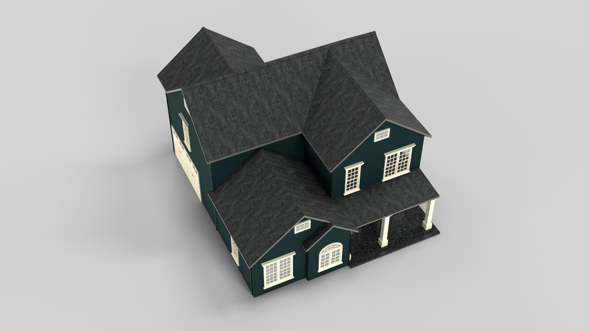 3D Model Neighborhood House 03T3 - TurboSquid 2211182