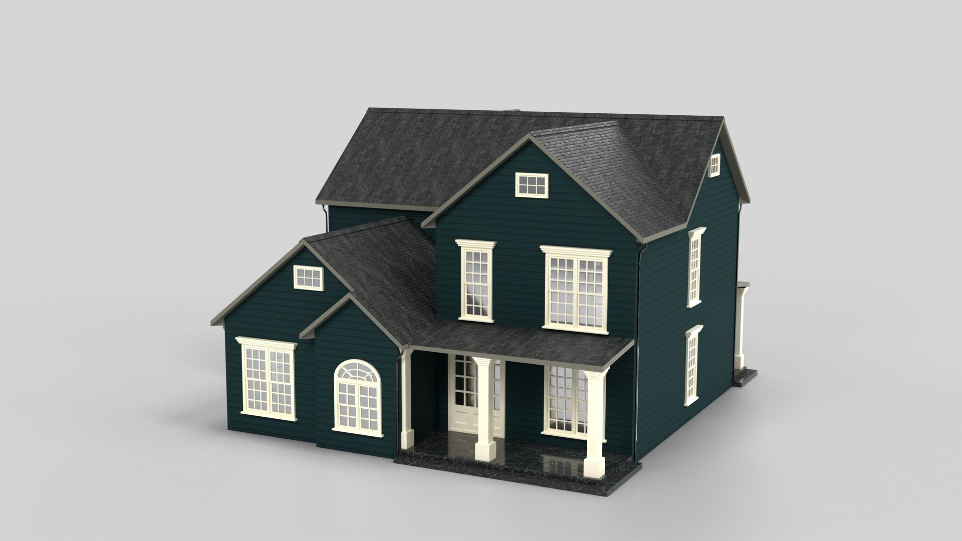 3D Model Neighborhood House 03T3 - TurboSquid 2211182