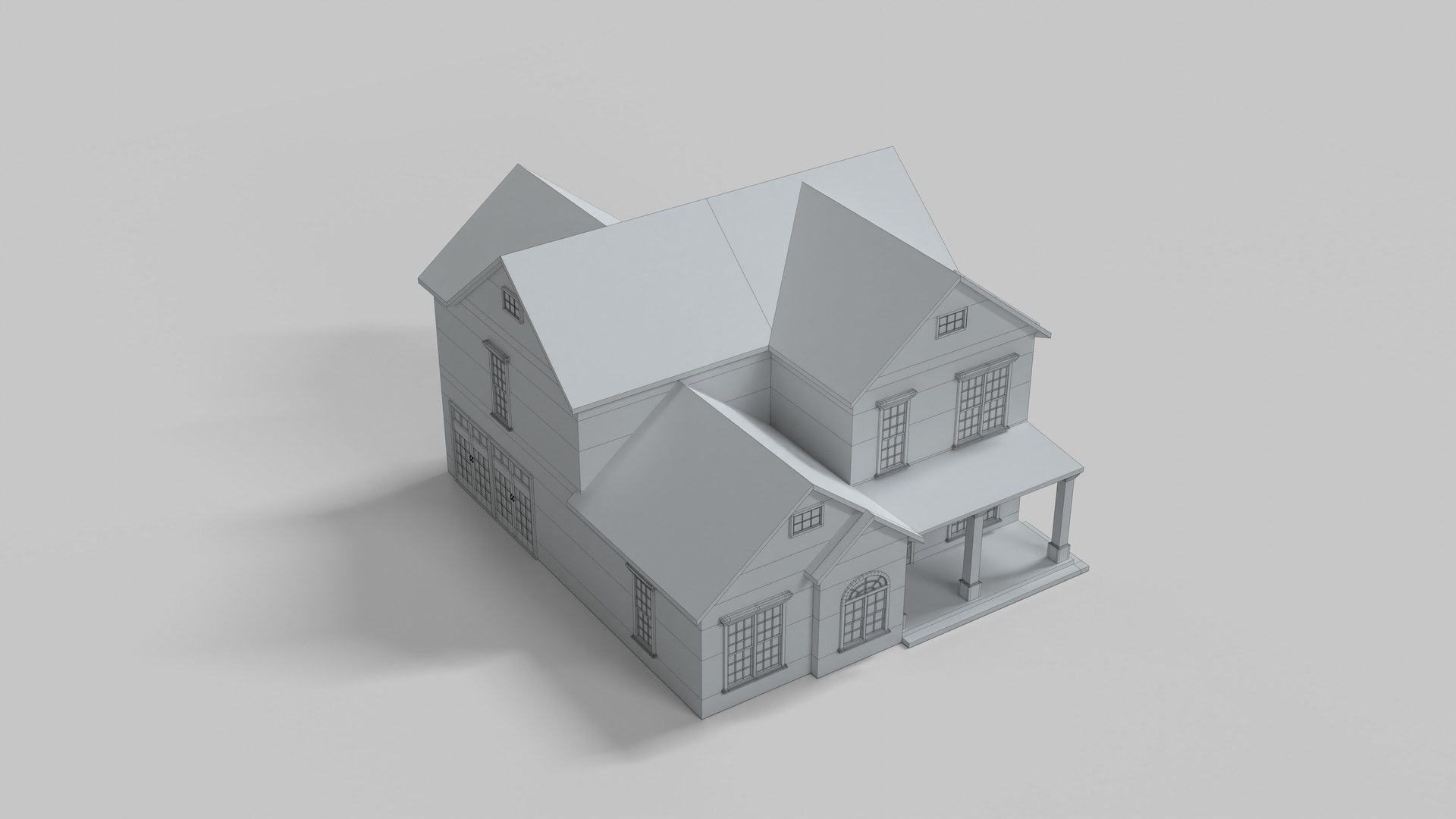 3D Model Neighborhood House 03T3 - TurboSquid 2211182