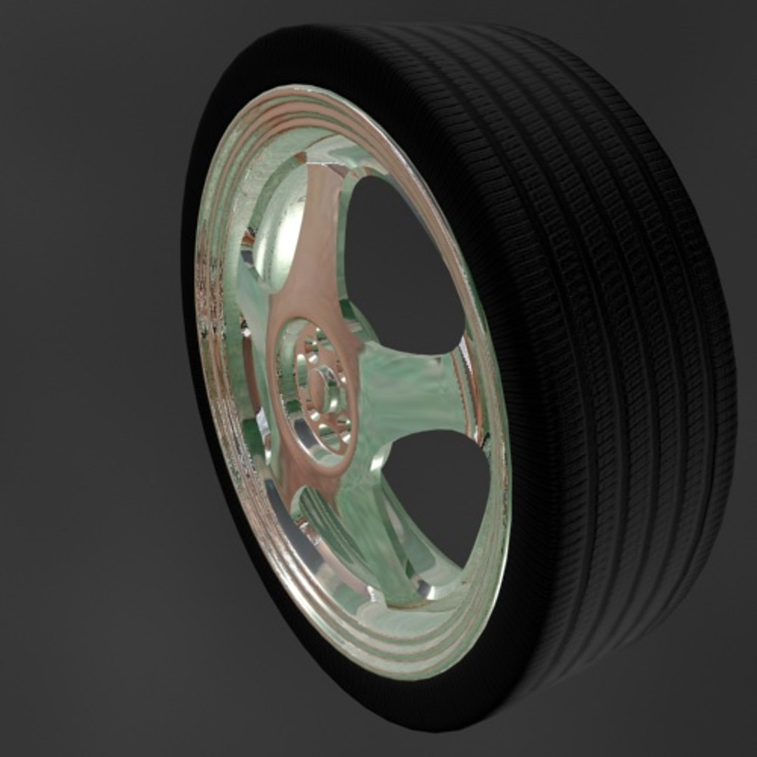 Wheels Spoon 3d Model