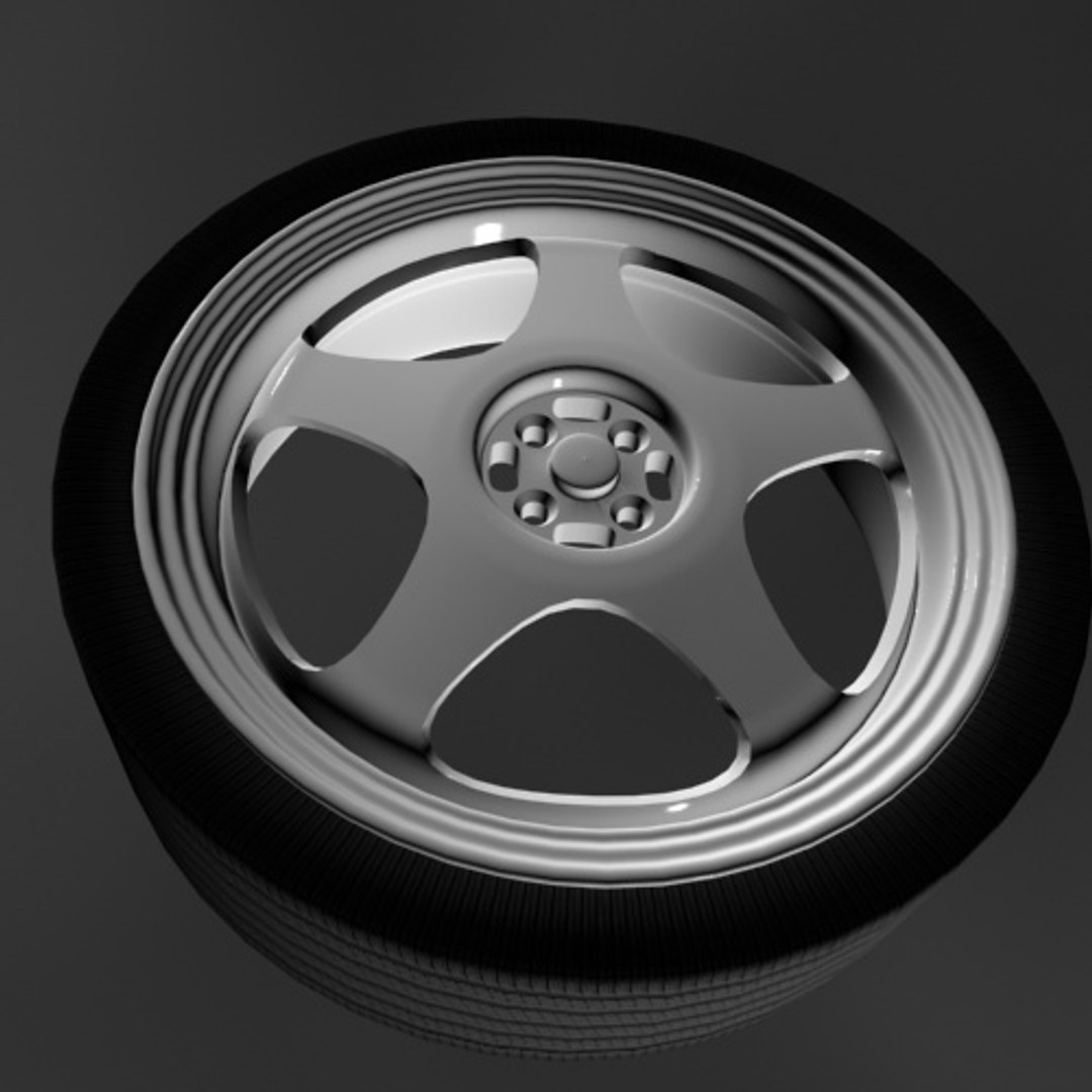 Wheels Spoon 3d Model