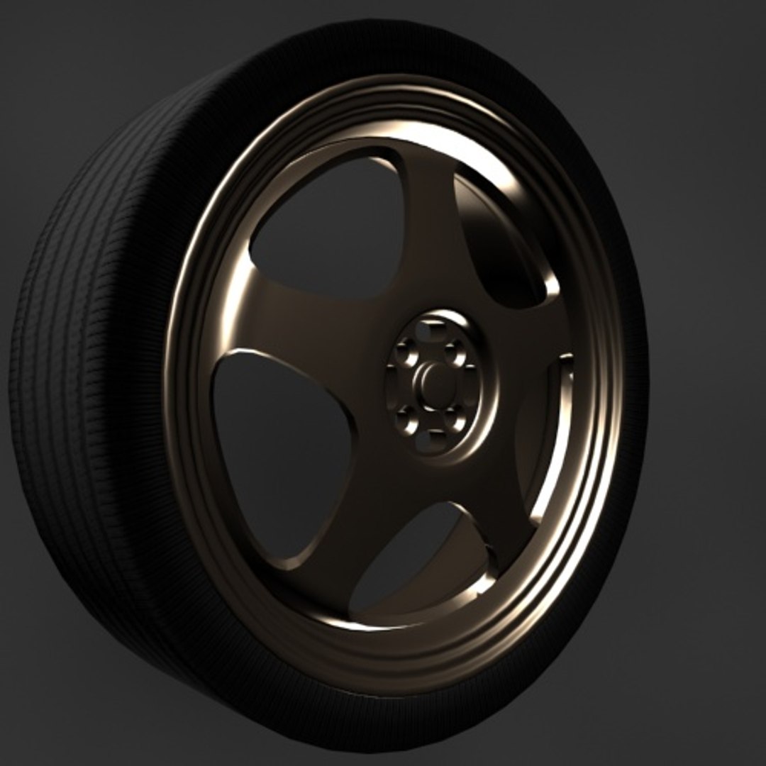 Wheels Spoon 3d Model