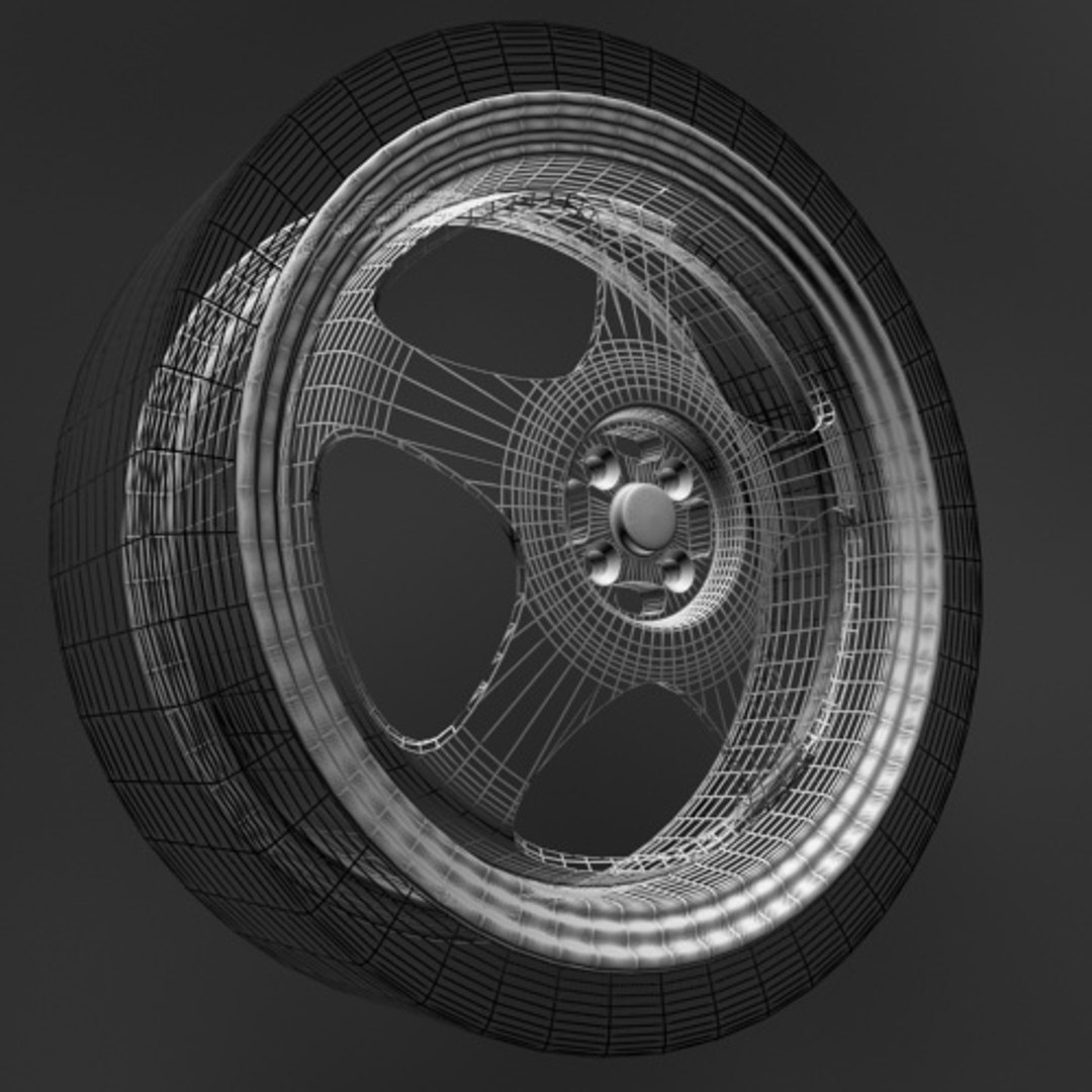 Wheels Spoon 3d Model