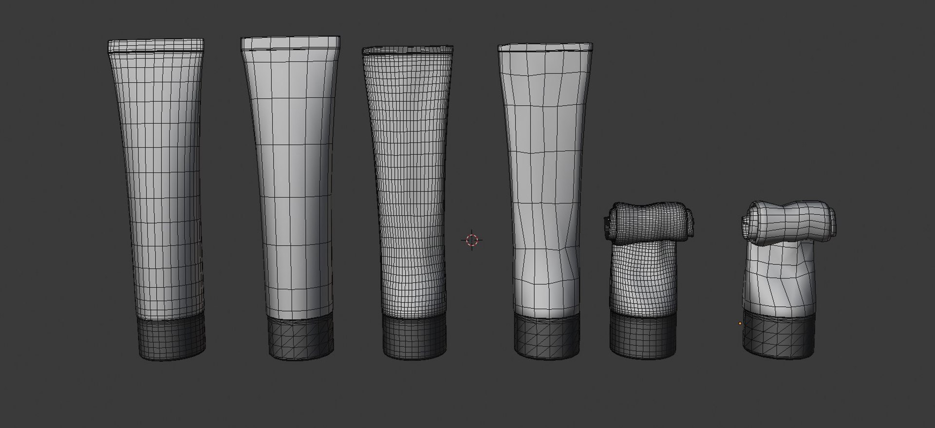 3D Tube Container Crumpled Model - TurboSquid 1449047