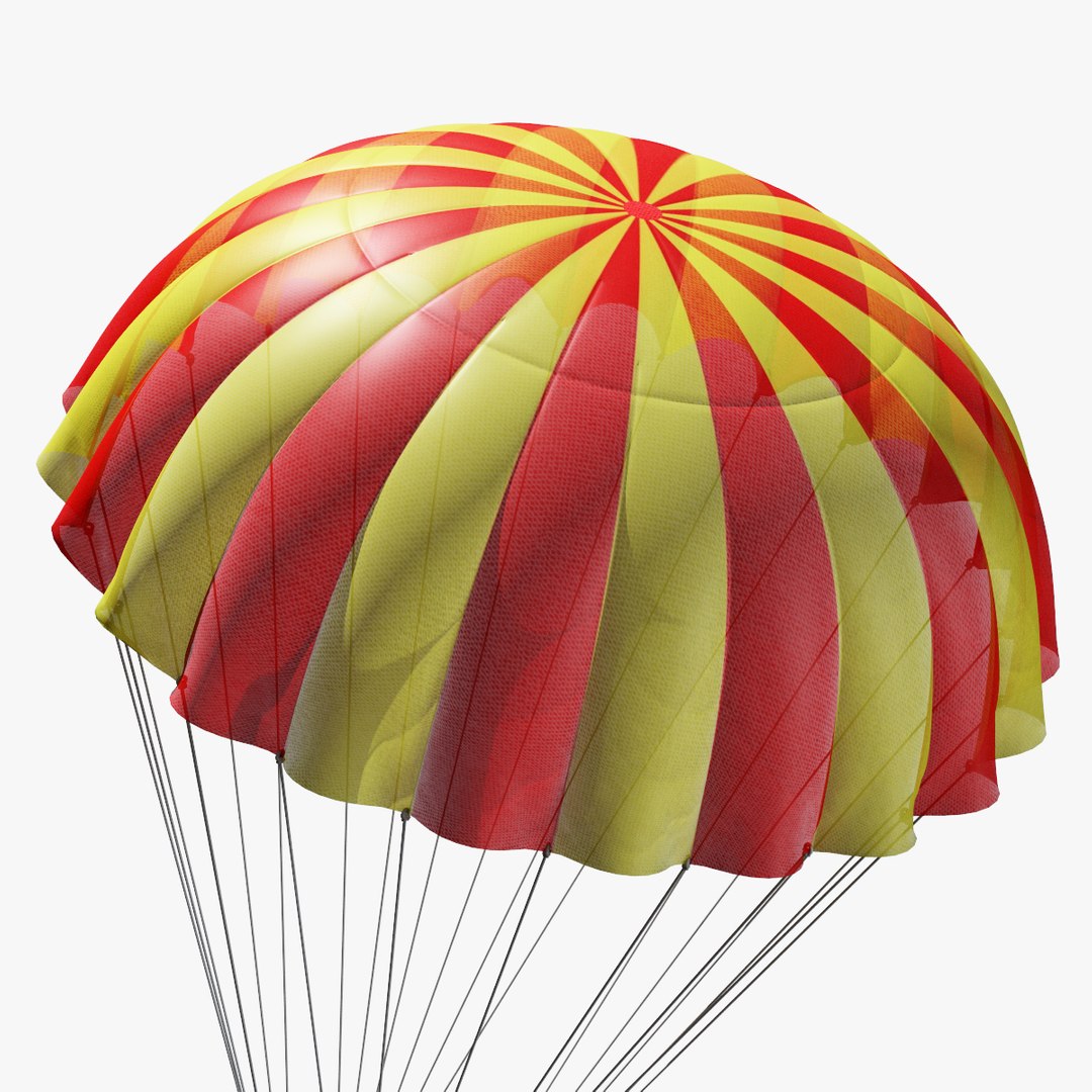 3D parachute marvelous designer model - TurboSquid 1512055