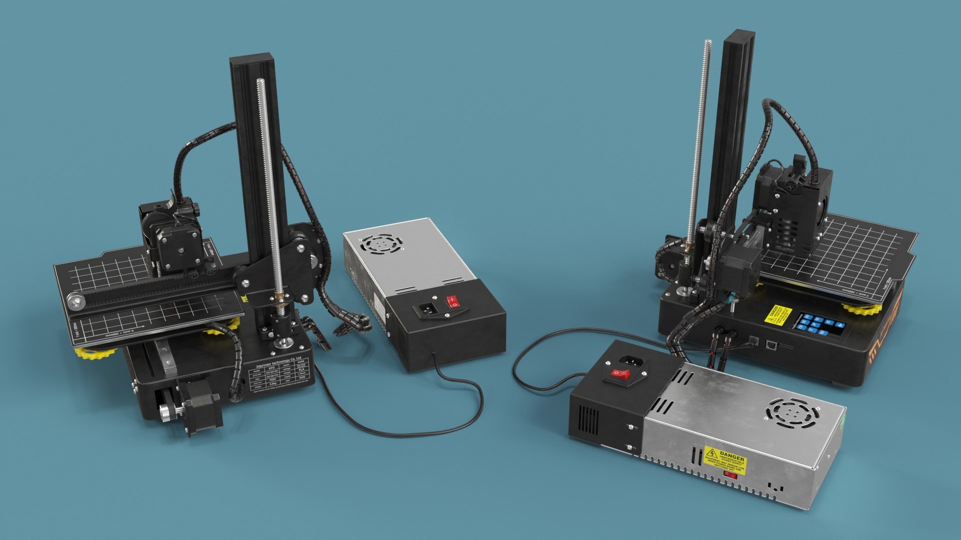 Mini 3D Printer With PSU Rigged Animated 3D Model - TurboSquid 2390094