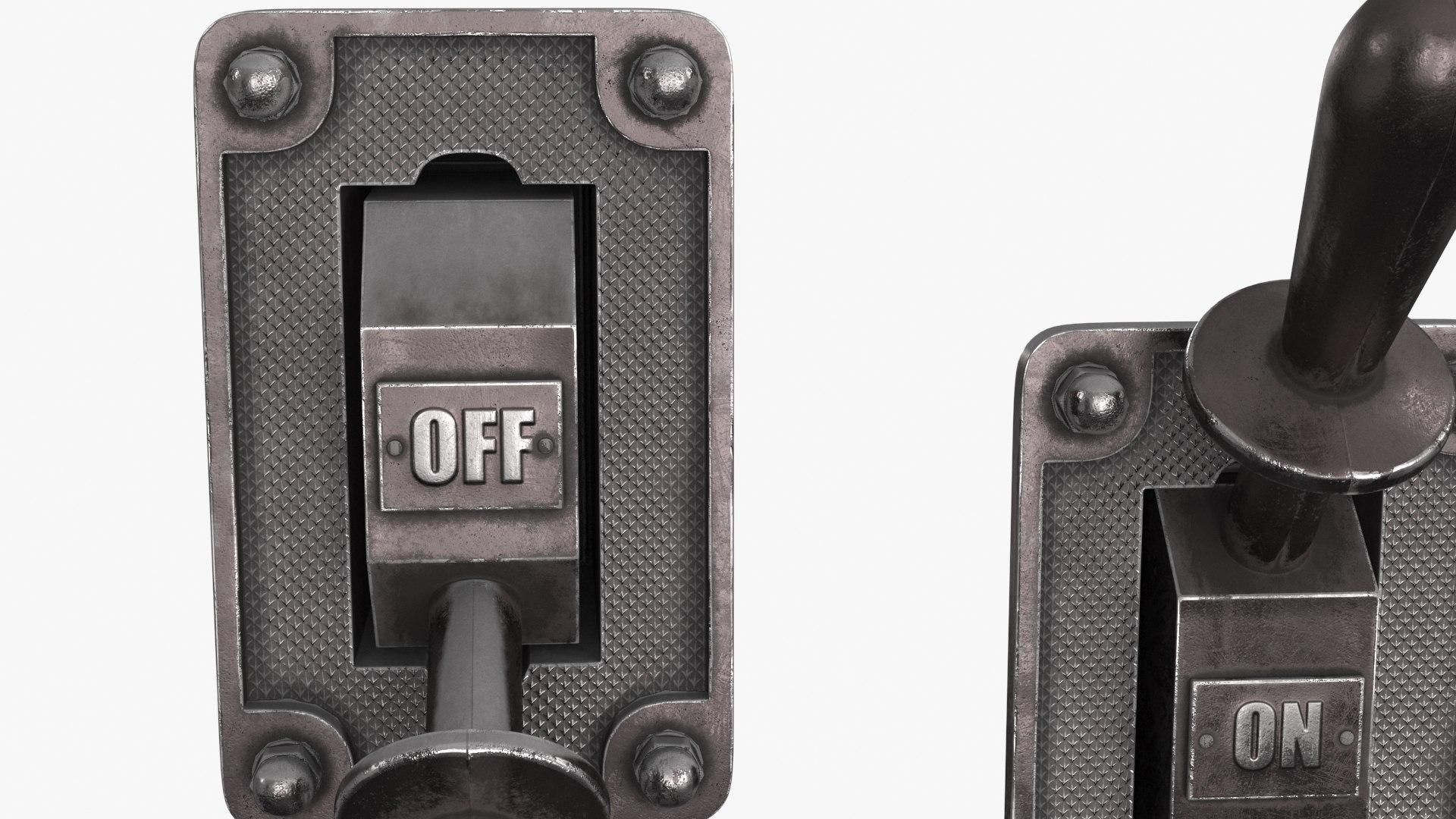 3D Industrial Power Switch - TurboSquid 1925774