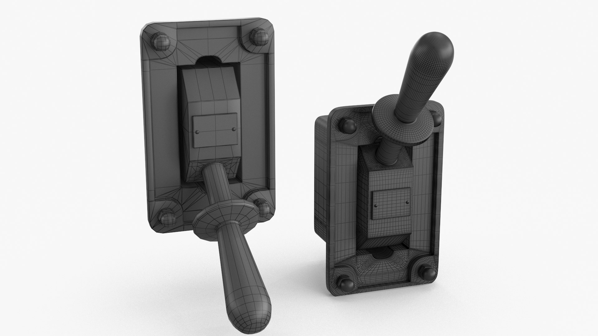 3D Industrial Power Switch - TurboSquid 1925774