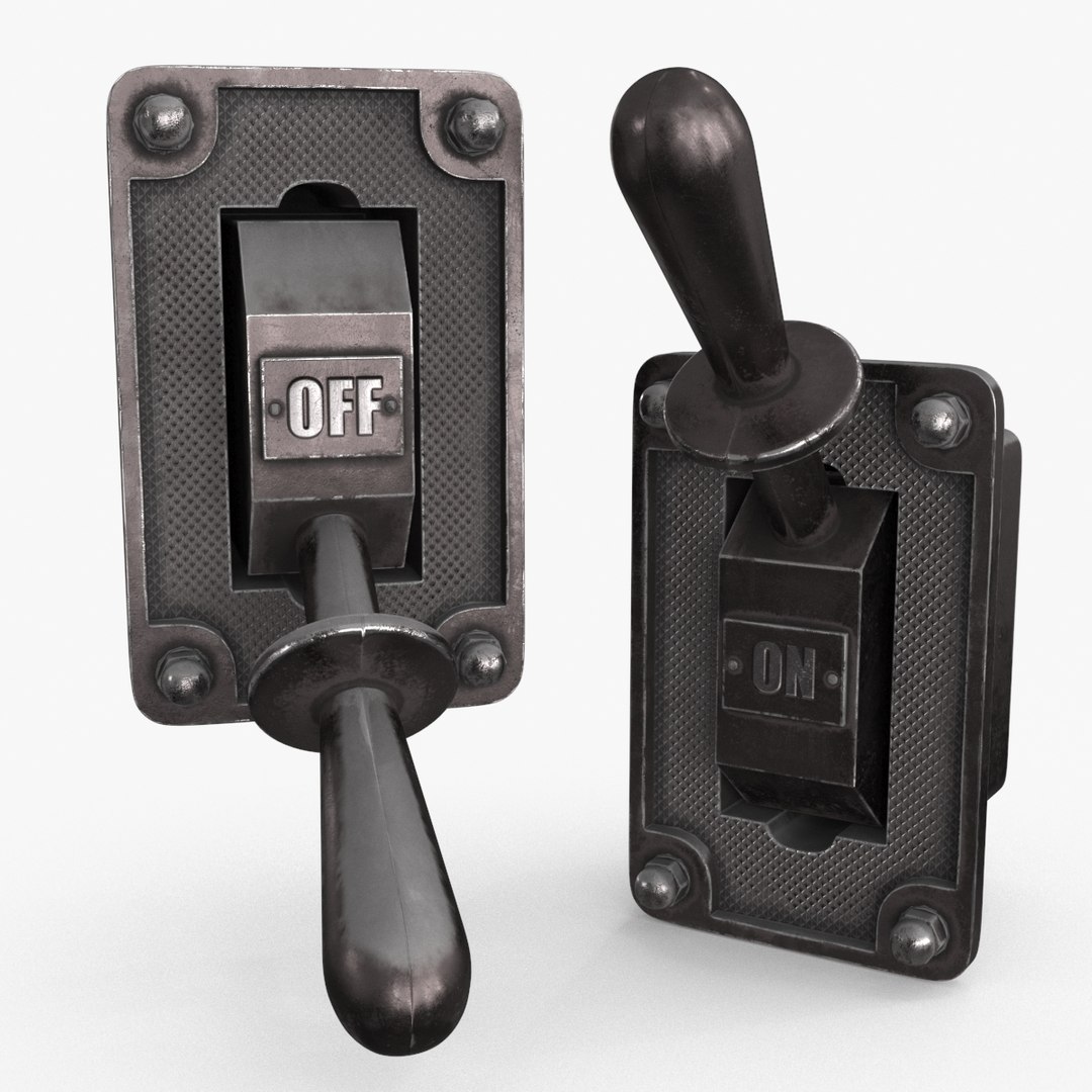 3D Industrial Power Switch - TurboSquid 1925774