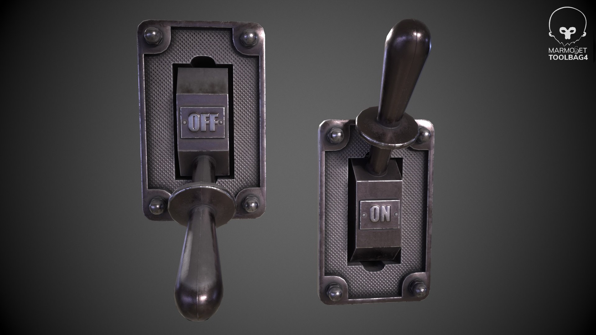 3D Industrial Power Switch - TurboSquid 1925774