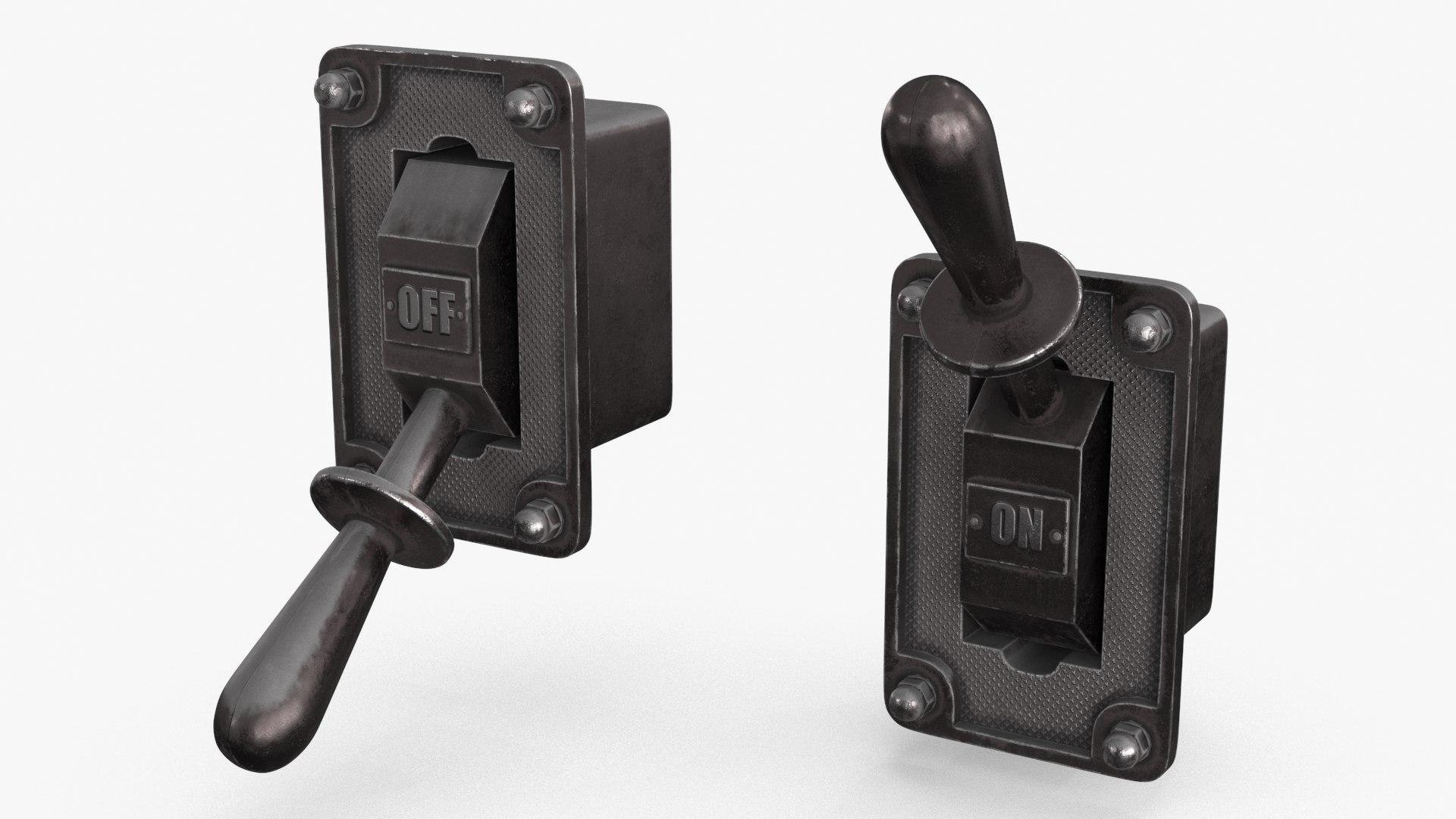 3D Industrial Power Switch - TurboSquid 1925774