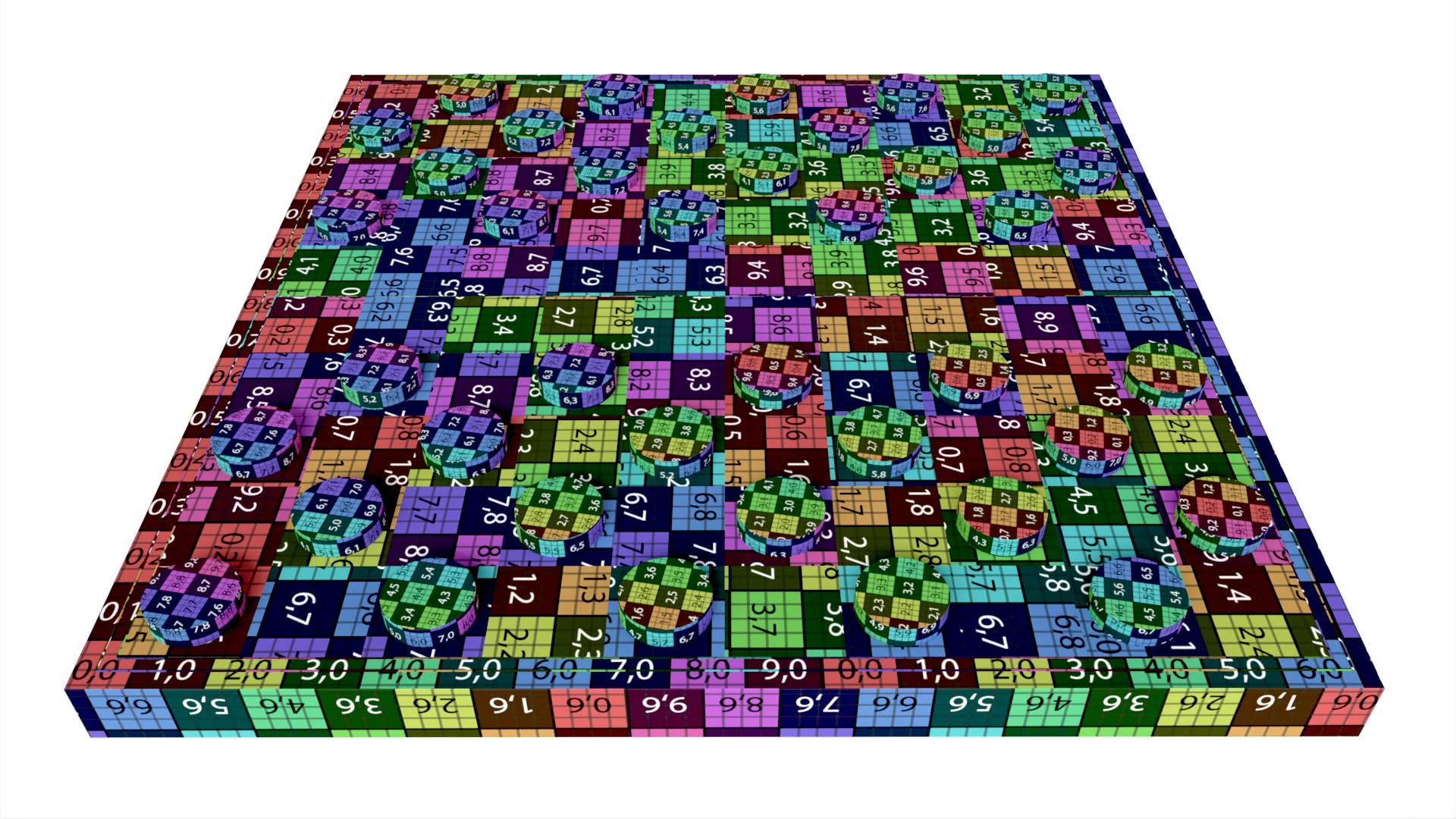 3D Checkers Draughts Table Strategy Game - TurboSquid 2154127