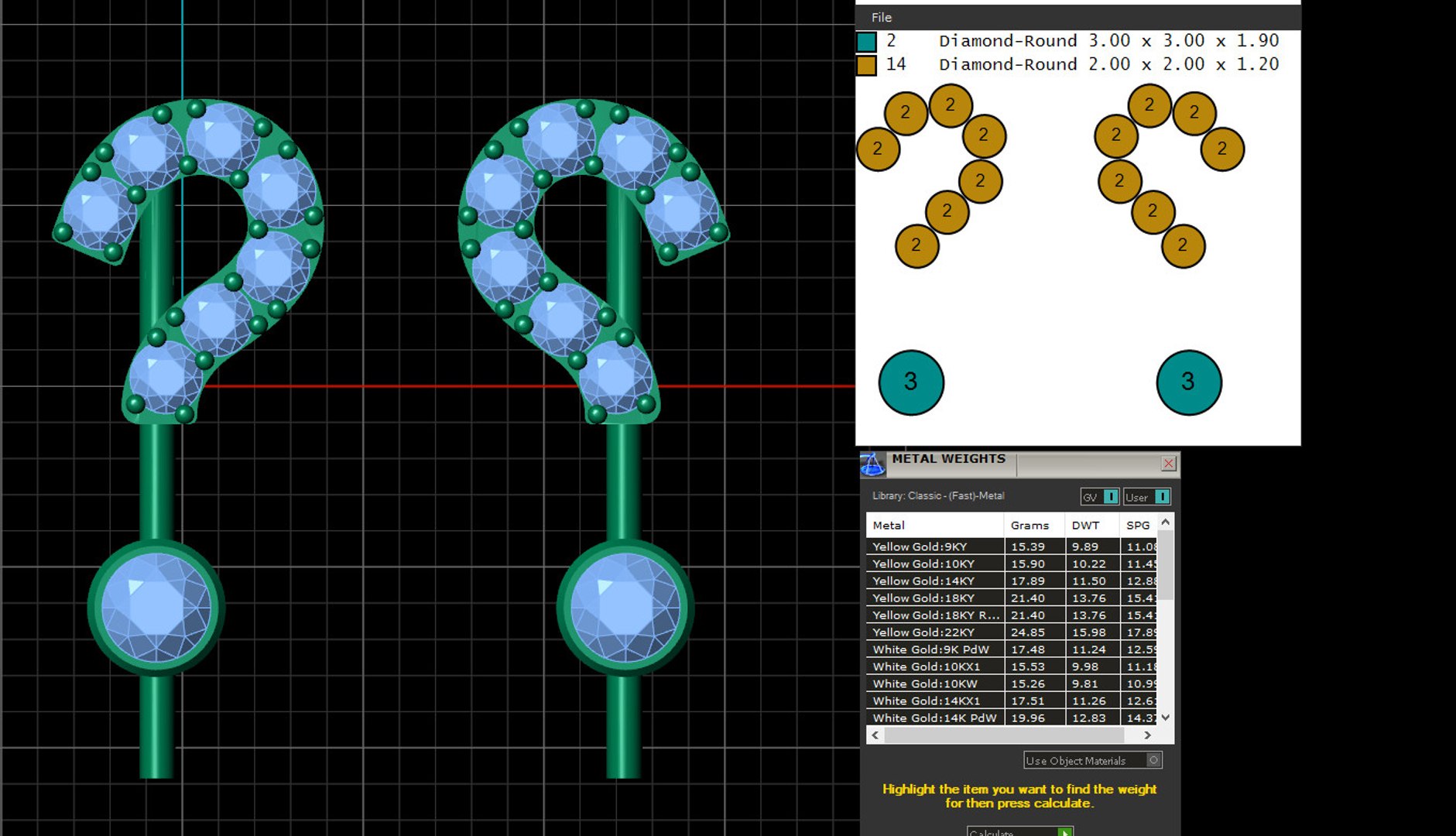 3D Earing 05 - TurboSquid 1949751