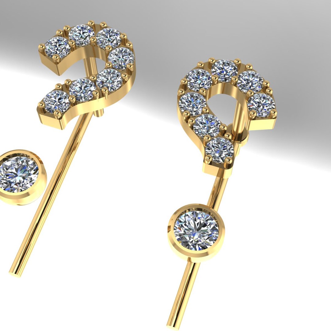 3D Earing 05 - TurboSquid 1949751