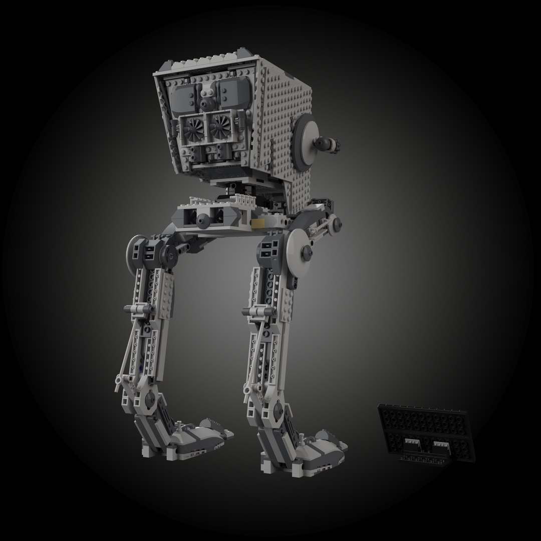 3D Imperial At-st Lego - TurboSquid 1529832