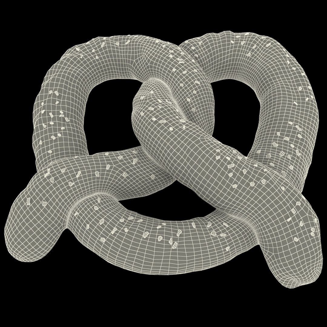 Big Pretzel 2 3d Model