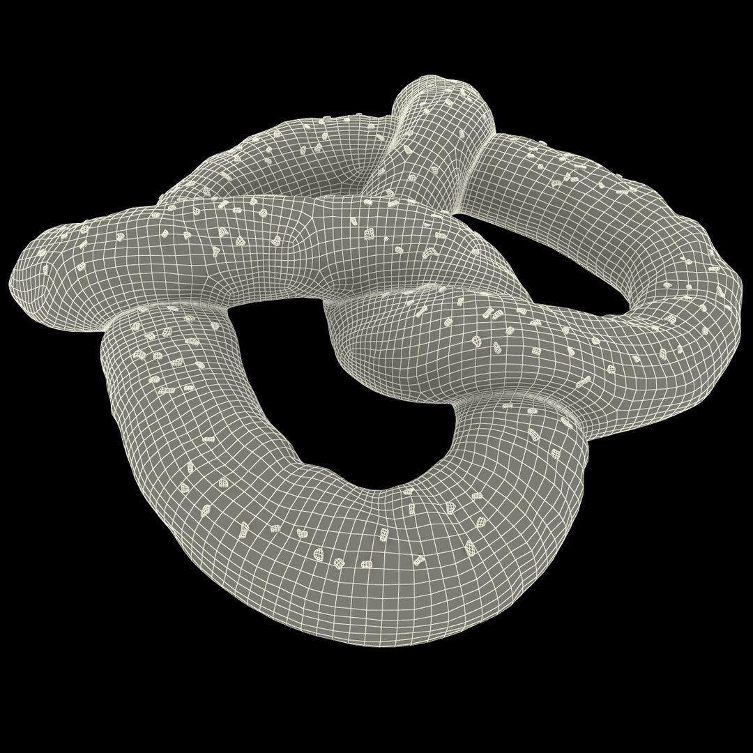 Big Pretzel 2 3d Model
