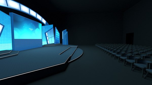 3D Virtual Stage - TurboSquid 1861508