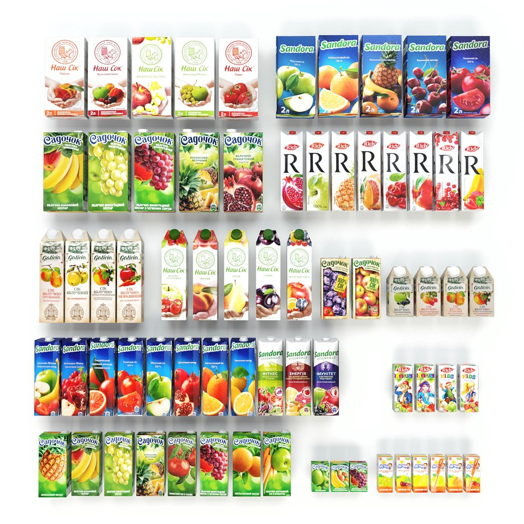 3D Juice Model - TurboSquid 1239618