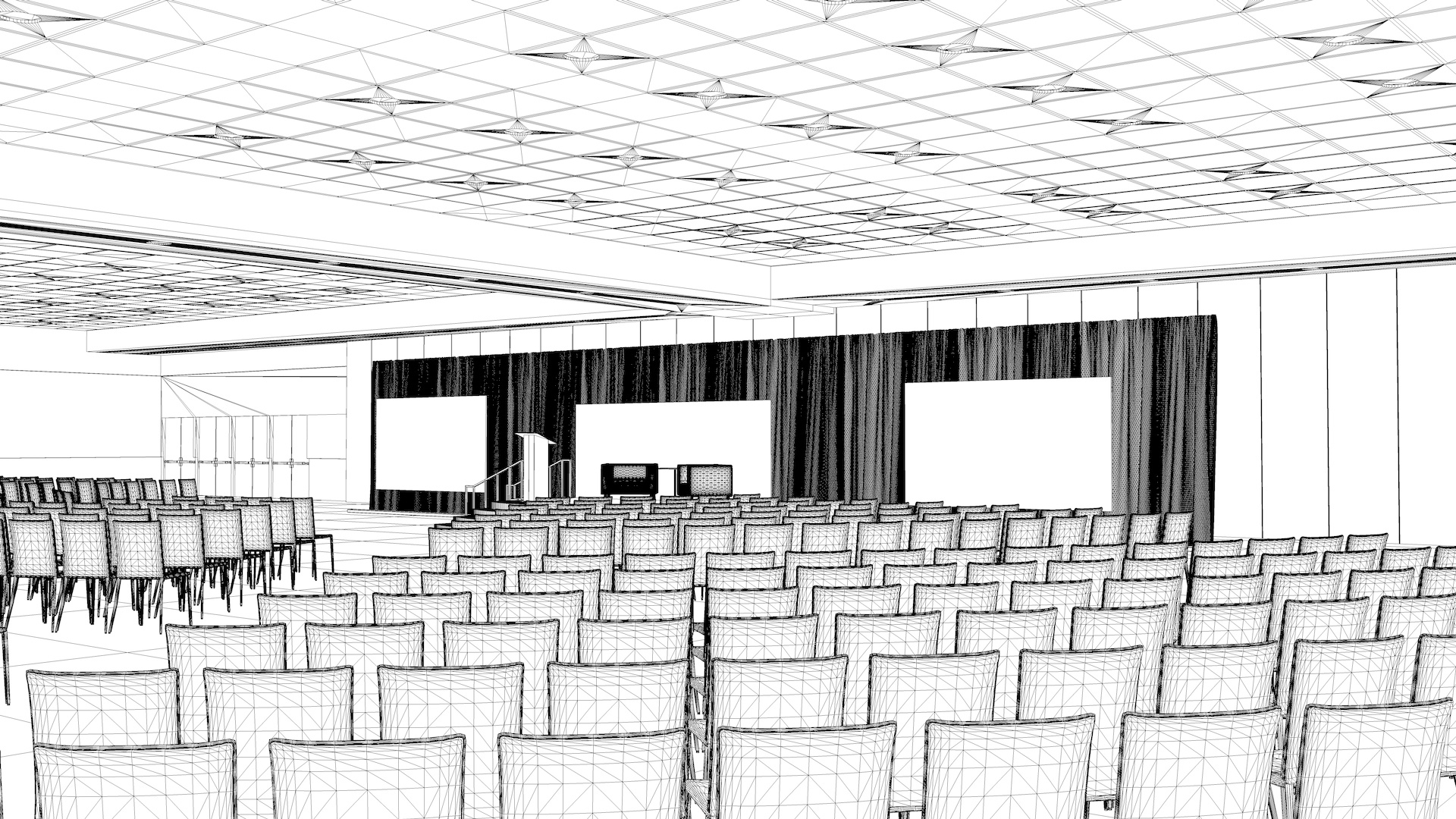 Theater 3D model - TurboSquid 1679243