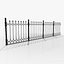 Wrought Iron Fence 3d Model