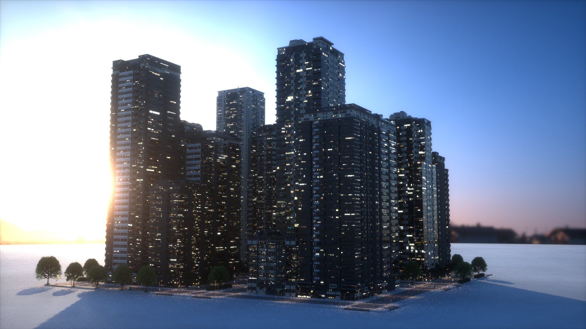 3D Model City Block Type B21 - TurboSquid 2092351