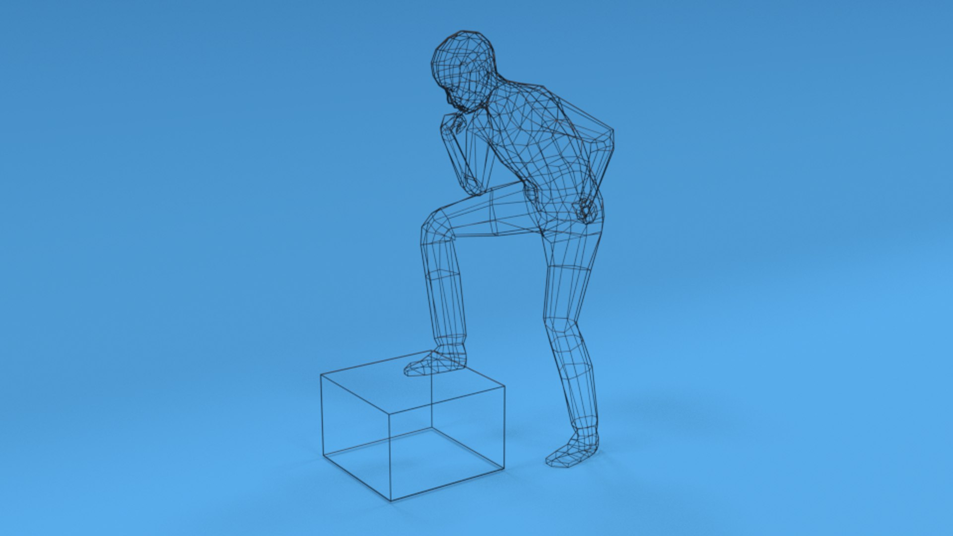 Thinking Kid 3D Model - TurboSquid 1562742