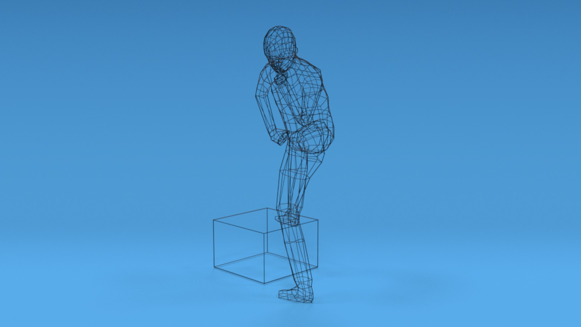 Thinking Kid 3D Model - TurboSquid 1562742