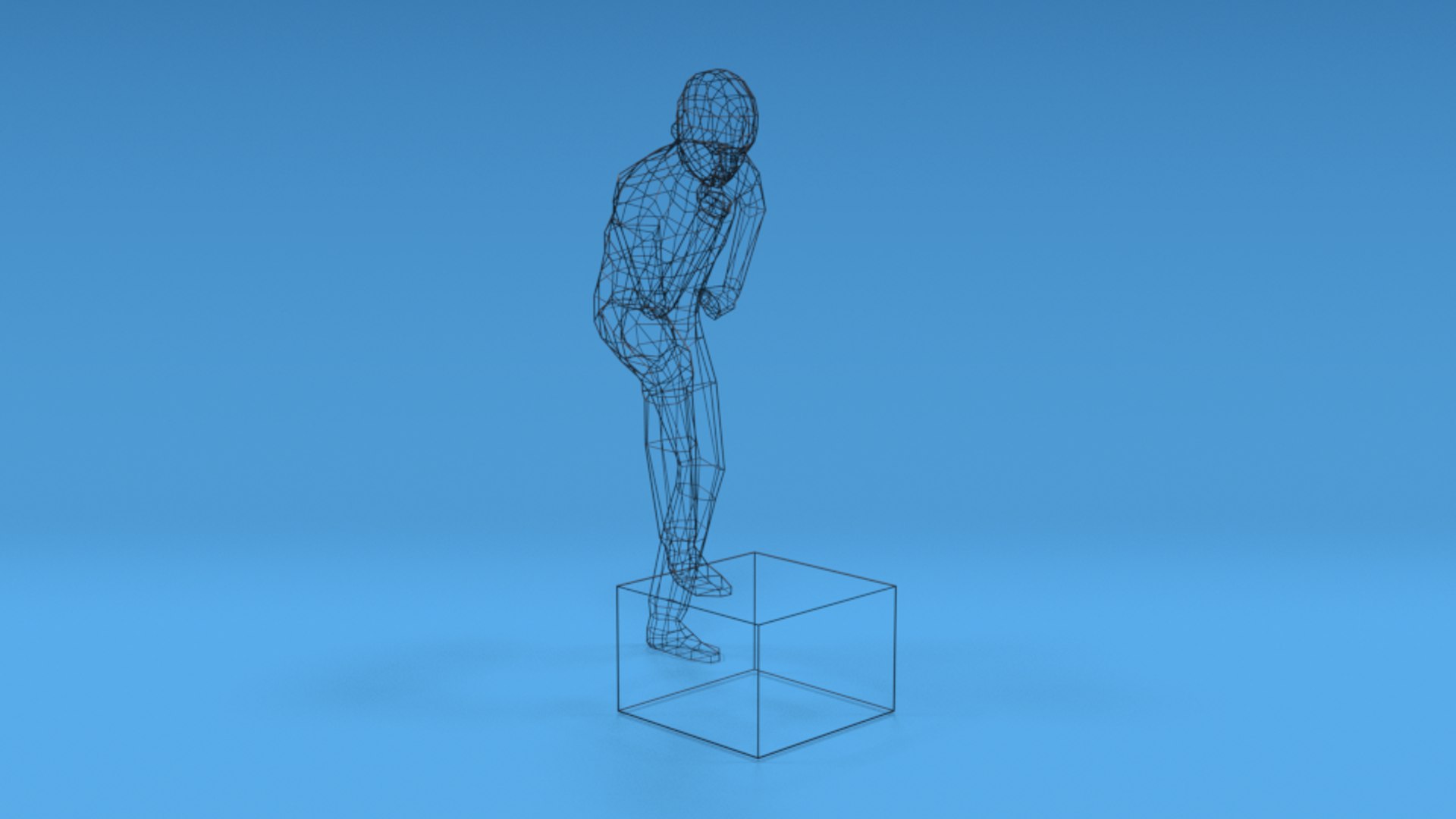 Thinking Kid 3D Model - TurboSquid 1562742