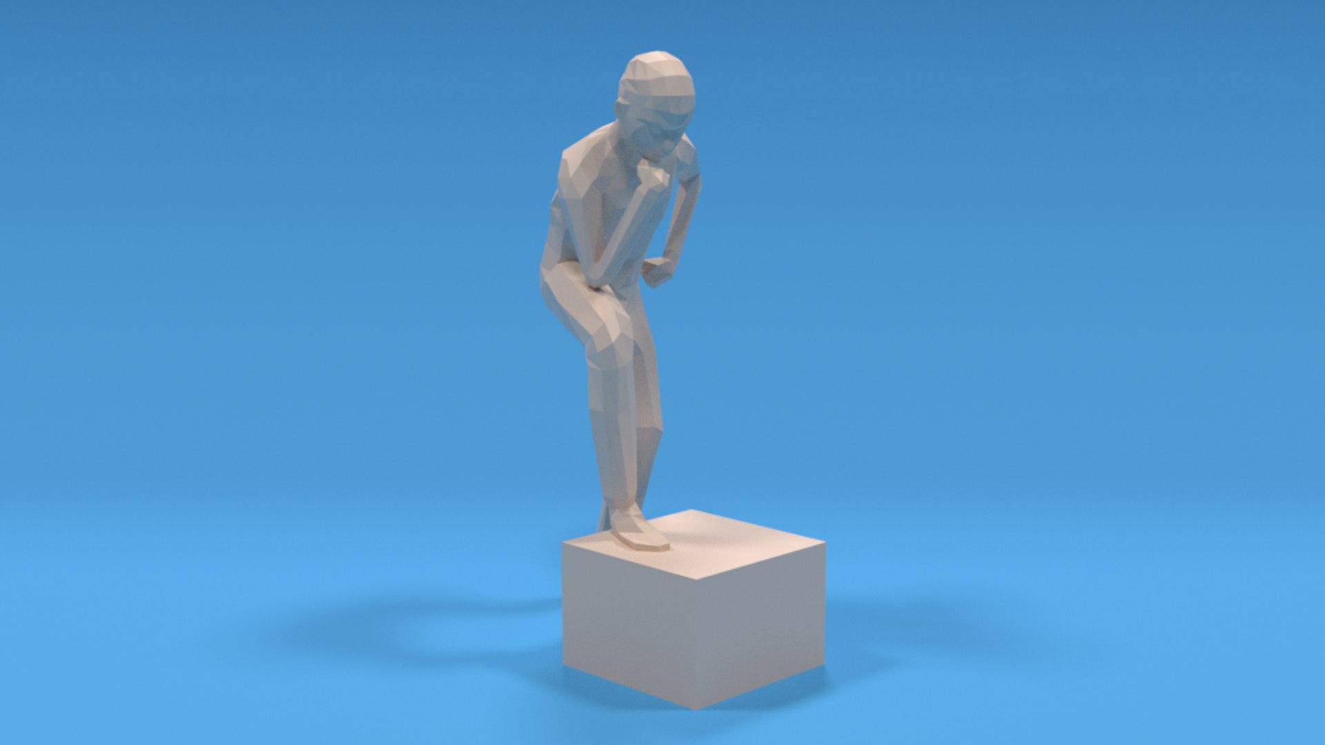 Thinking Kid 3D Model - TurboSquid 1562742