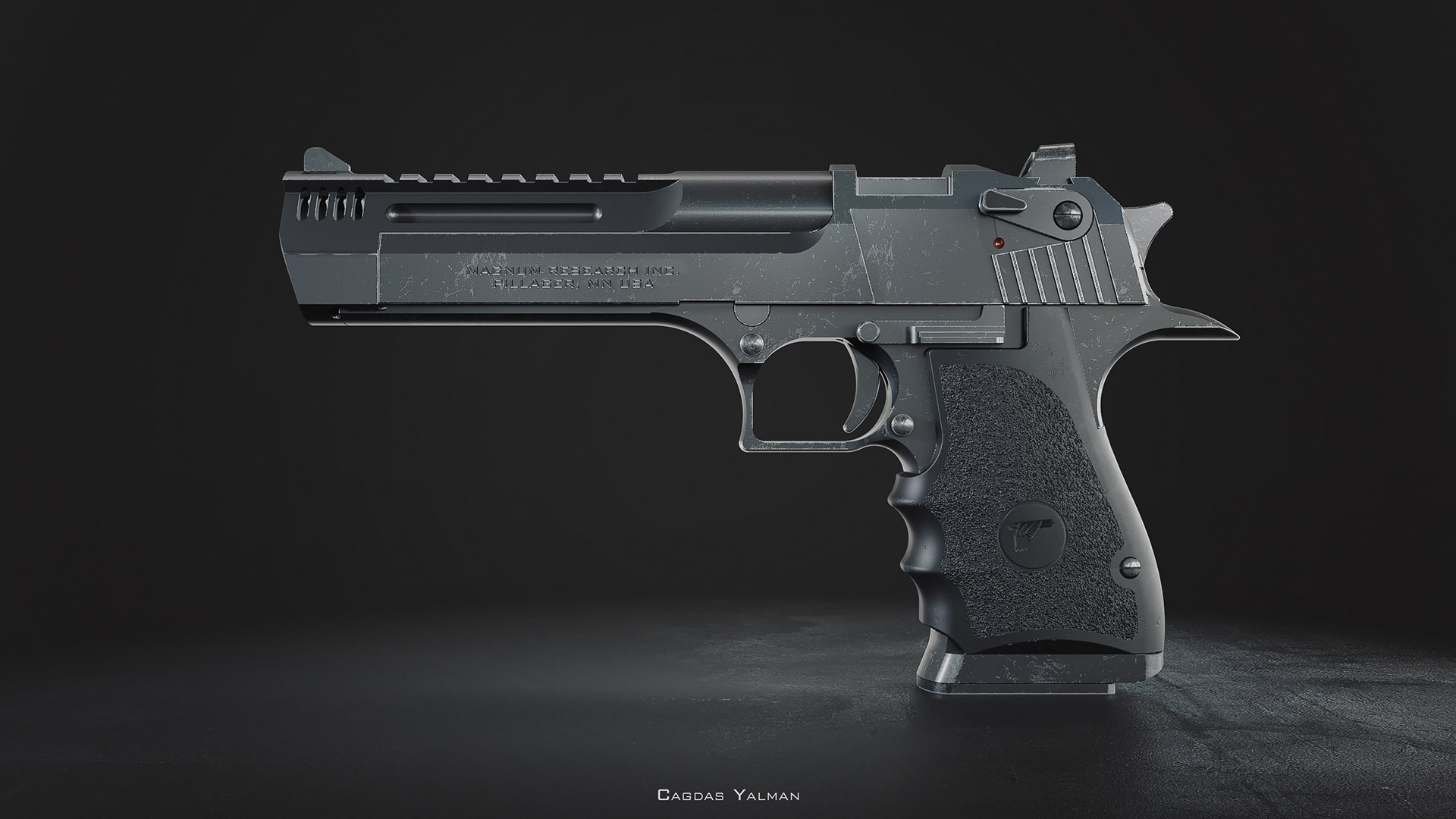 Desert eagle l5 custom 3D model - TurboSquid 1349168