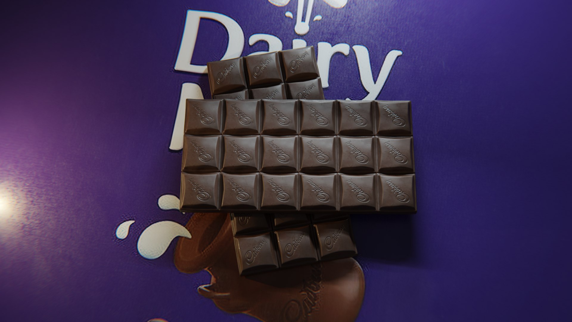 3D Chocolate Bars Model - TurboSquid 1921959