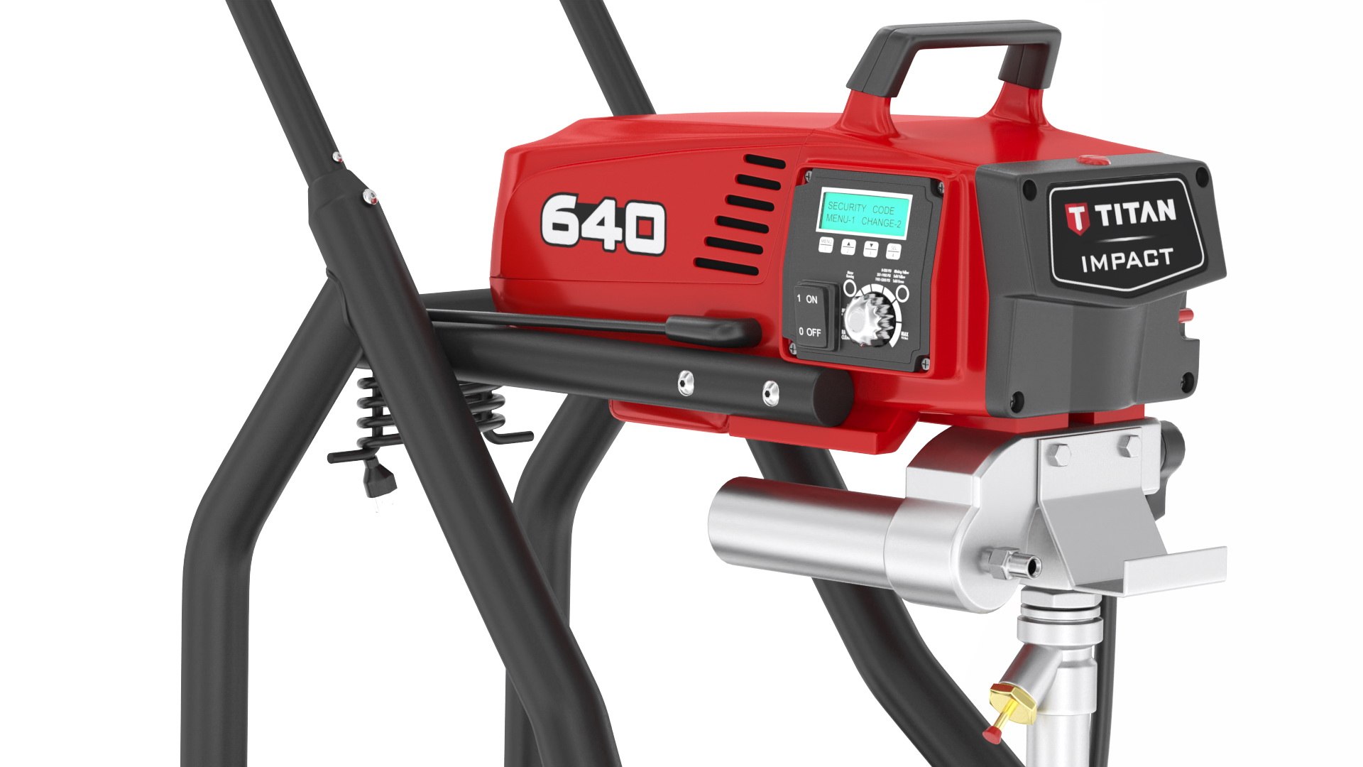 Titan Impact 640 Metal Airless Paint Sprayer Model - TurboSquid 1724397