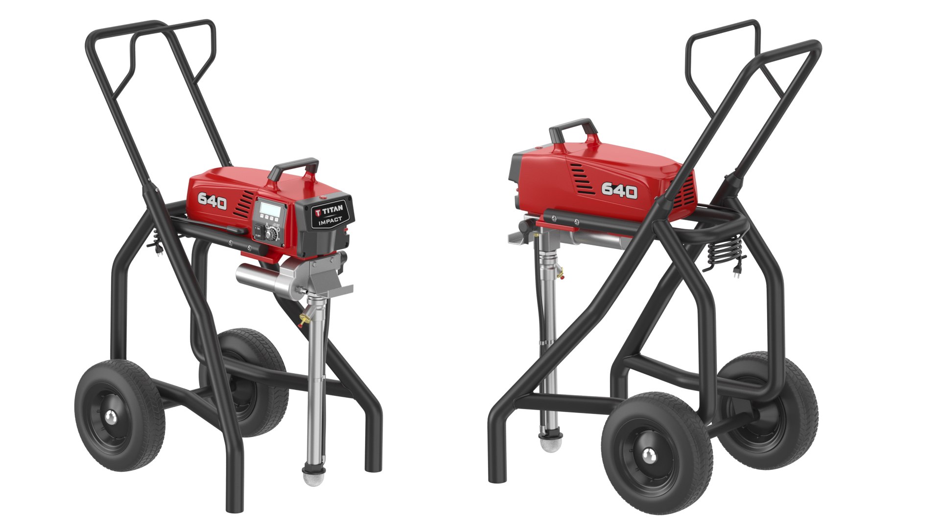 Titan Impact 640 Metal Airless Paint Sprayer Model - TurboSquid 1724397