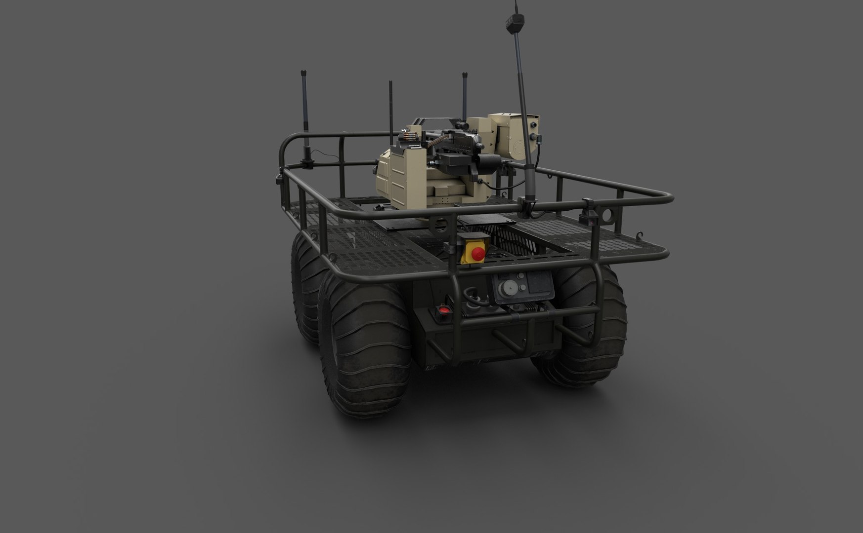 3D Probot Pitbull RWS Model - TurboSquid 2078318