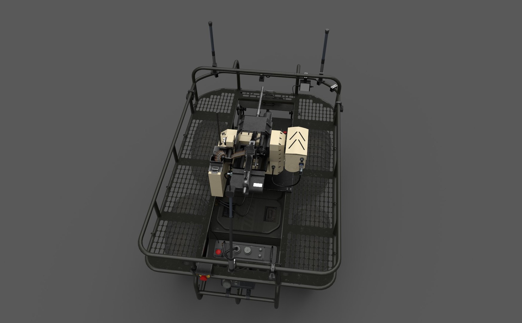 3D Probot Pitbull RWS Model - TurboSquid 2078318