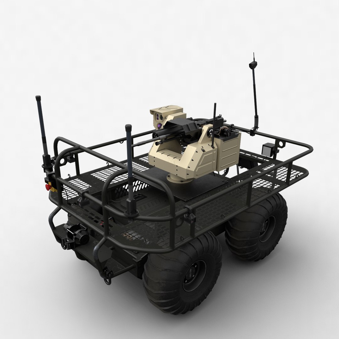 3D Probot Pitbull RWS Model - TurboSquid 2078318