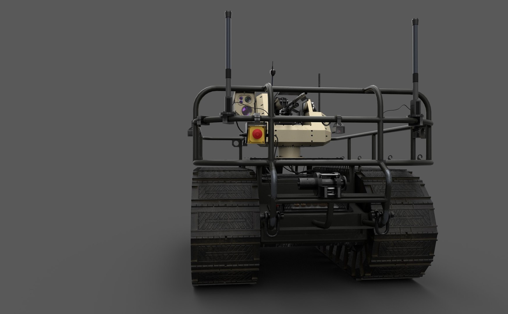 3D Probot Pitbull RWS Model - TurboSquid 2078318