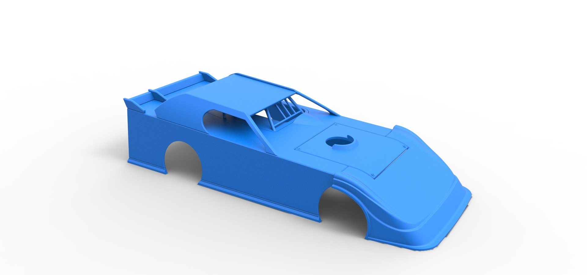 3D Shell Of Dirt Modified Super Stock Car Scale 1 To 25 Model ...