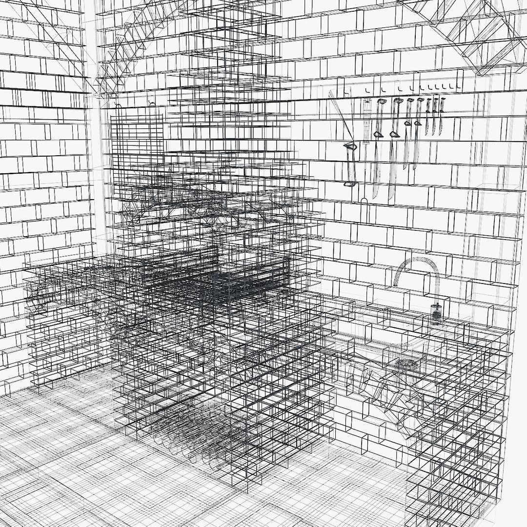 Grill Barbecue Terrace 3d