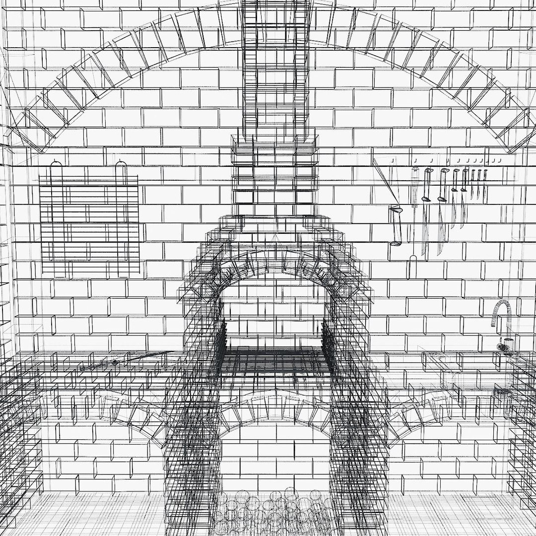 Grill Barbecue Terrace 3d