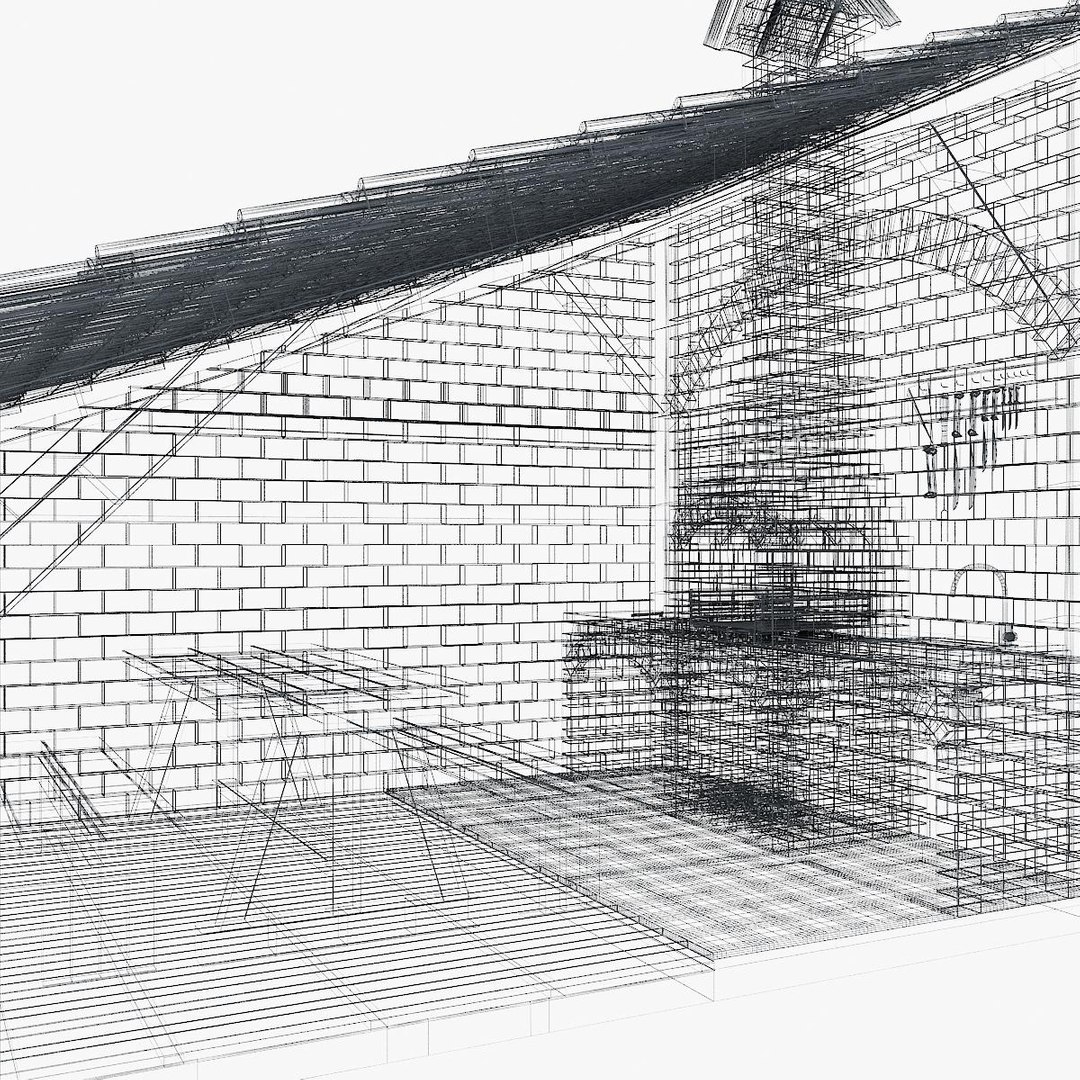 Grill Barbecue Terrace 3d