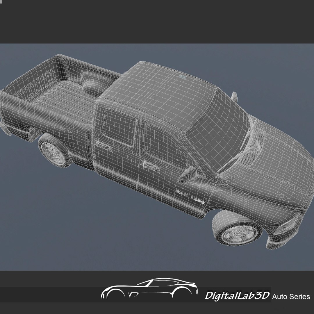Dodge Ram Pickup Truck 3d Model
