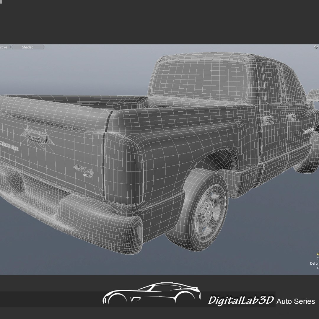 Dodge Ram Pickup Truck 3d Model