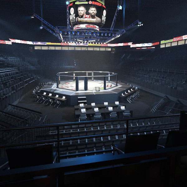 modèle 3D de Arène UFC - TurboSquid 1574737
